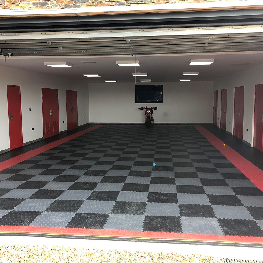Large Garage Flooring | Mototile