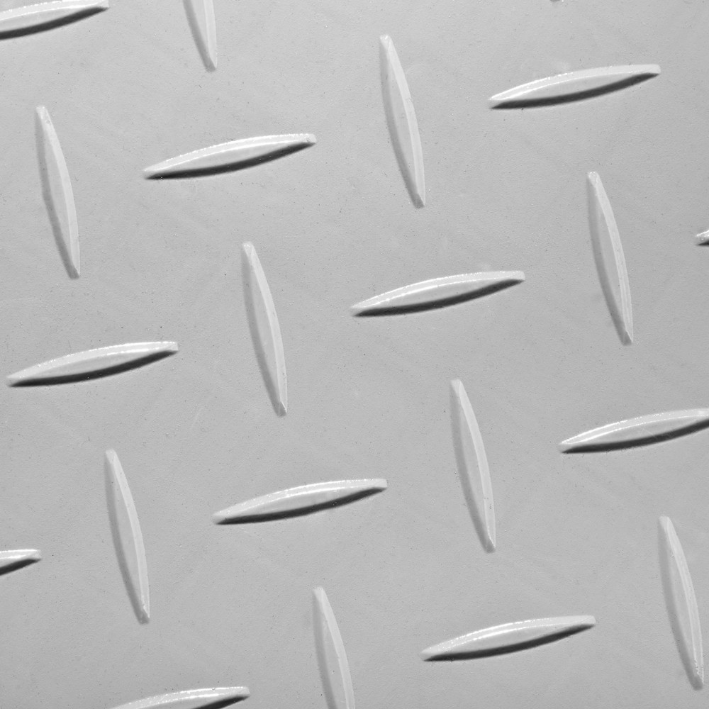 Garage Floor Tiles | MotoLock Black Recycled | Diamond Plate