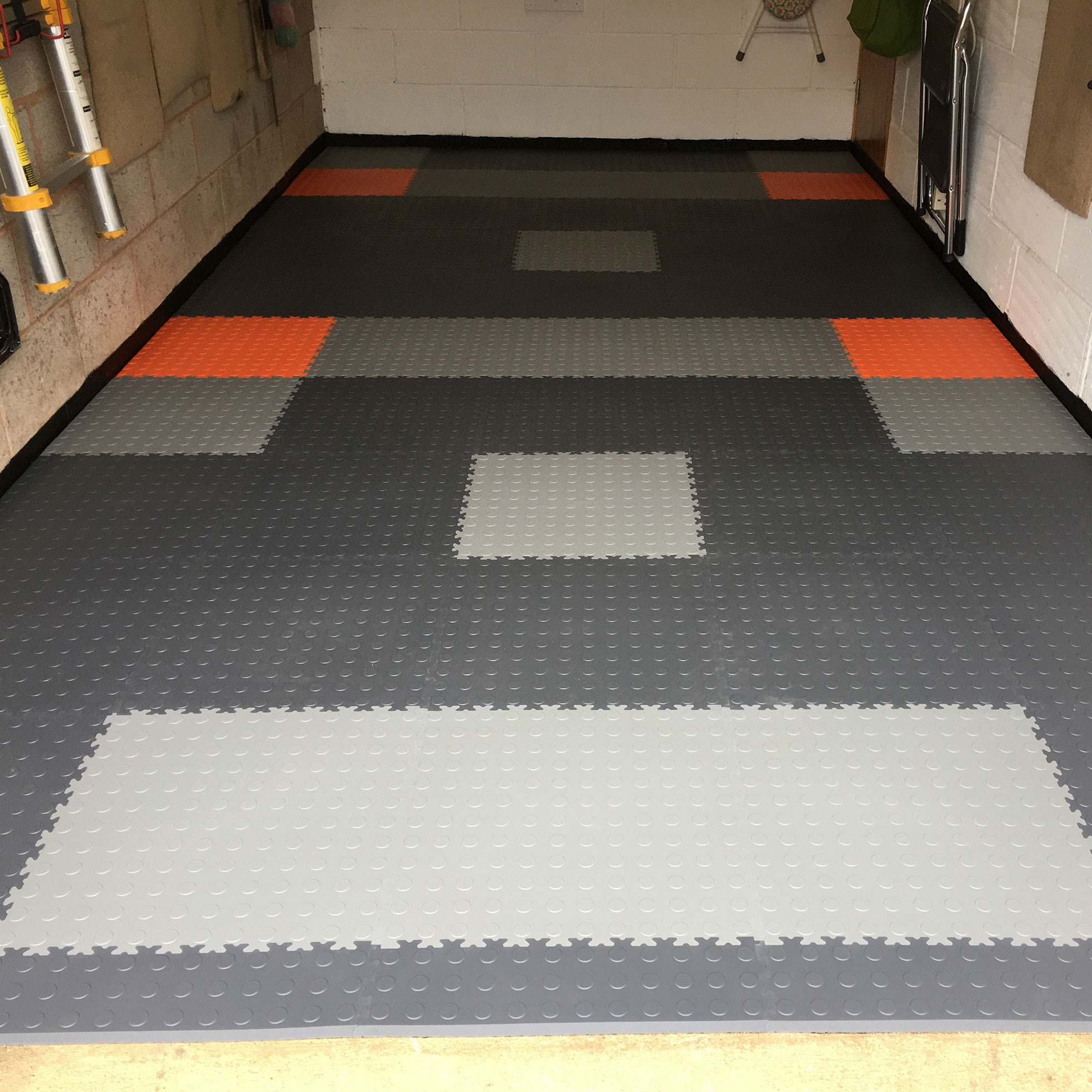 Garage Floor Tiles | MotoLock Light Blue | CoinTop