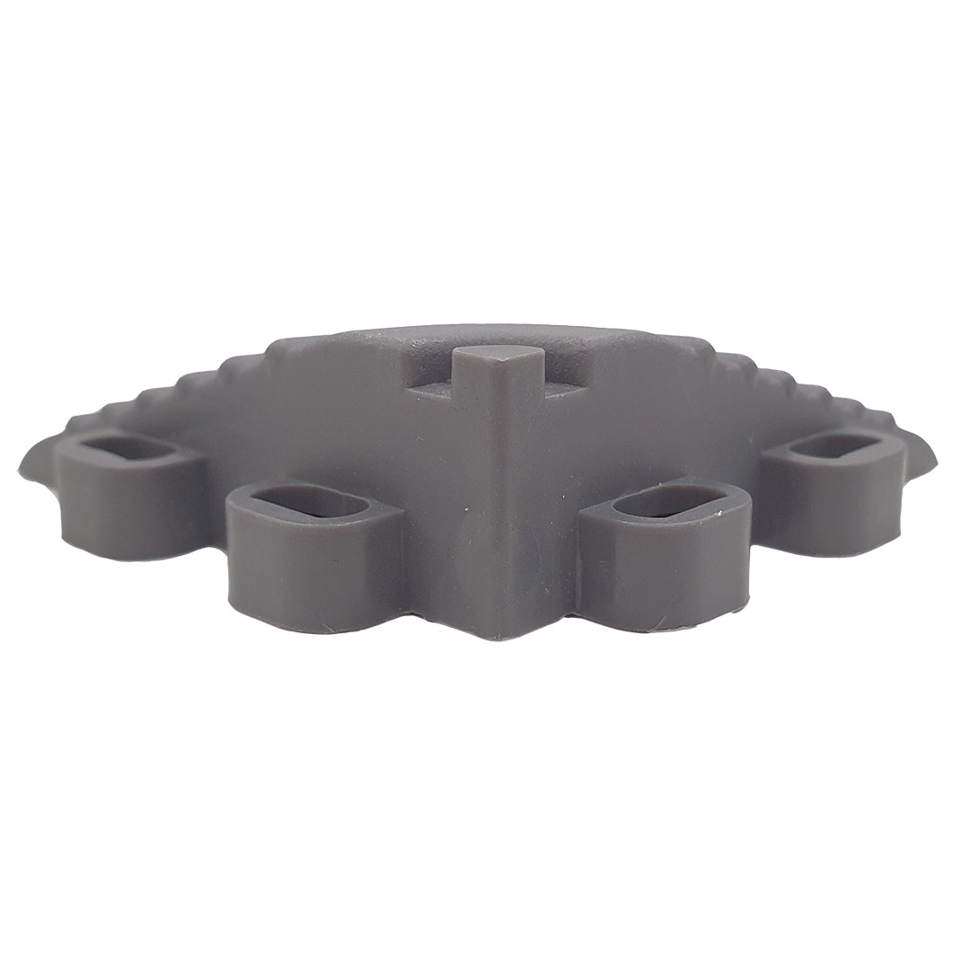 Dark Grey MotoVent Corner Ramp | Corner Ramps | Mototile